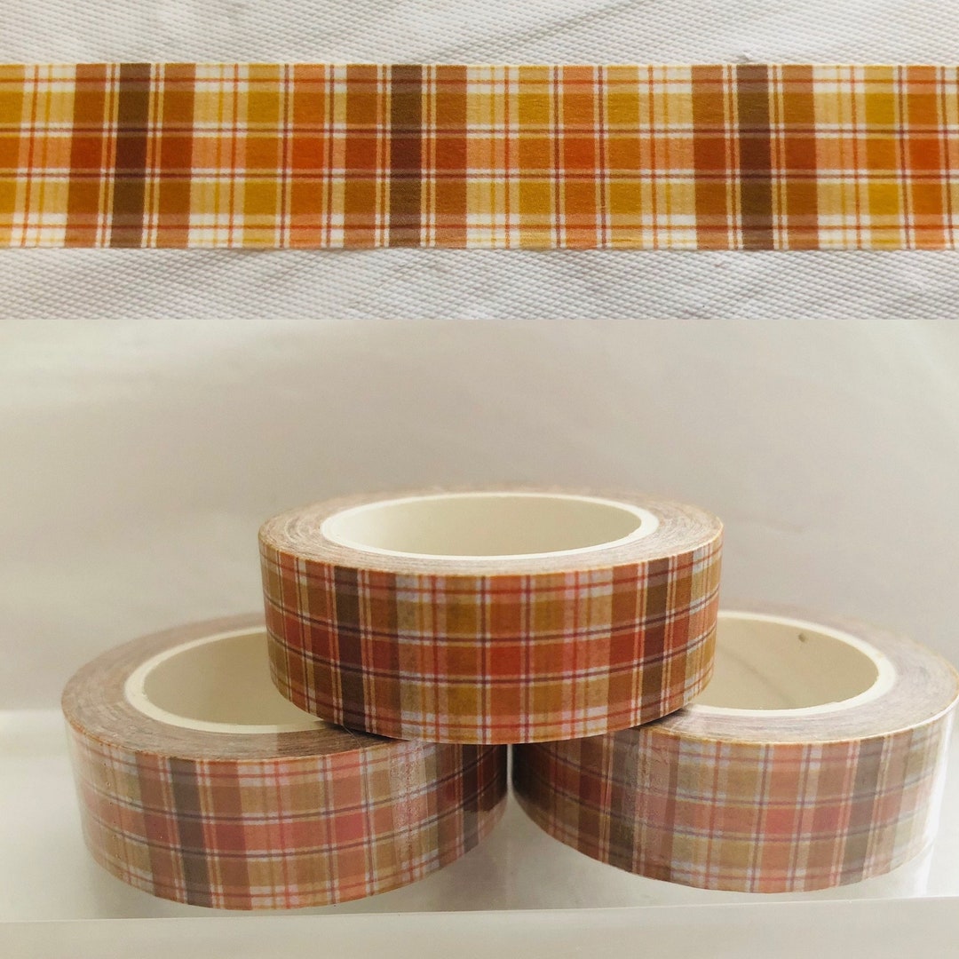 Fall Plaid Washi Tape - Etsy