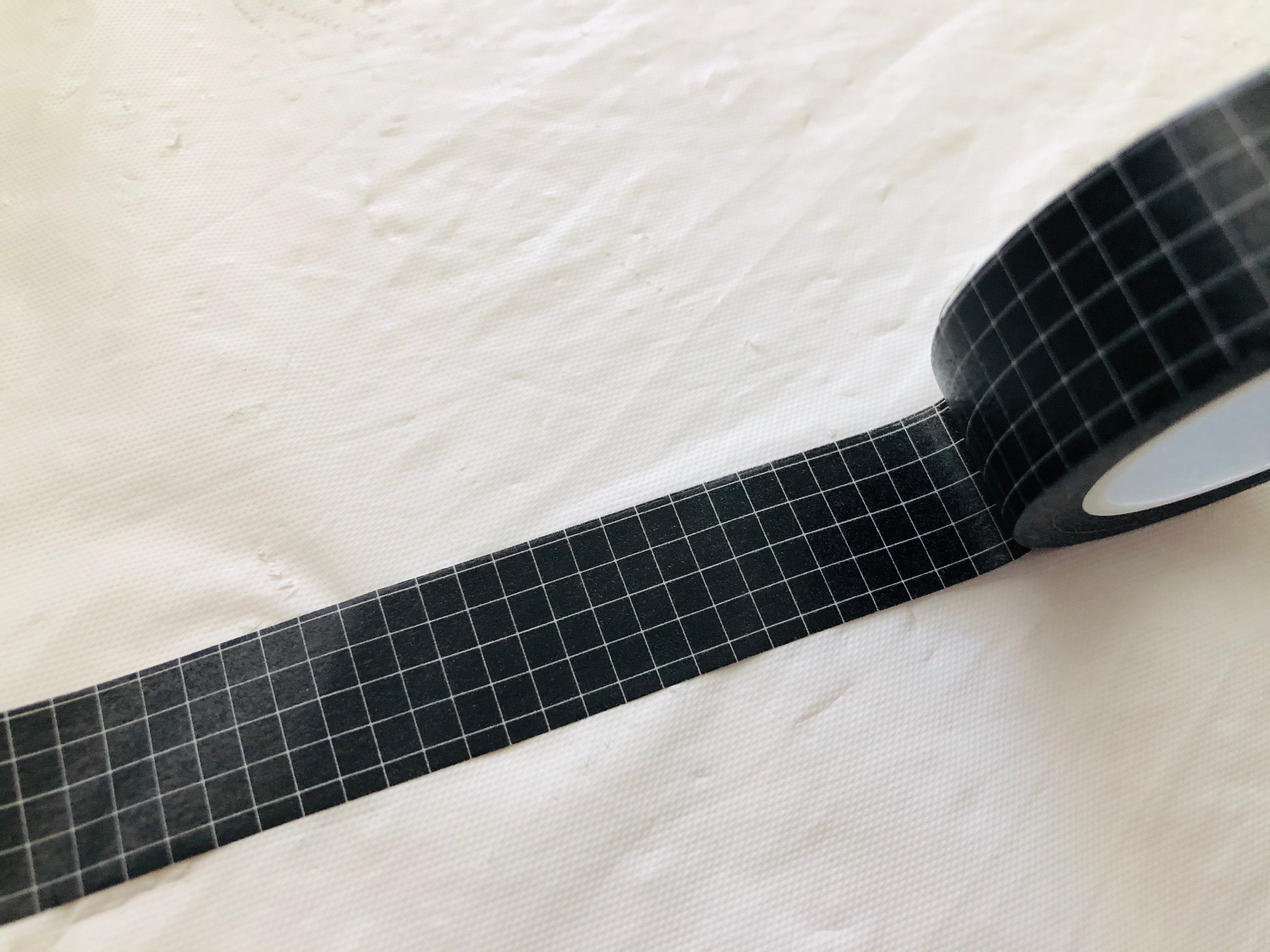 Black Grid Washi Tape | Etsy