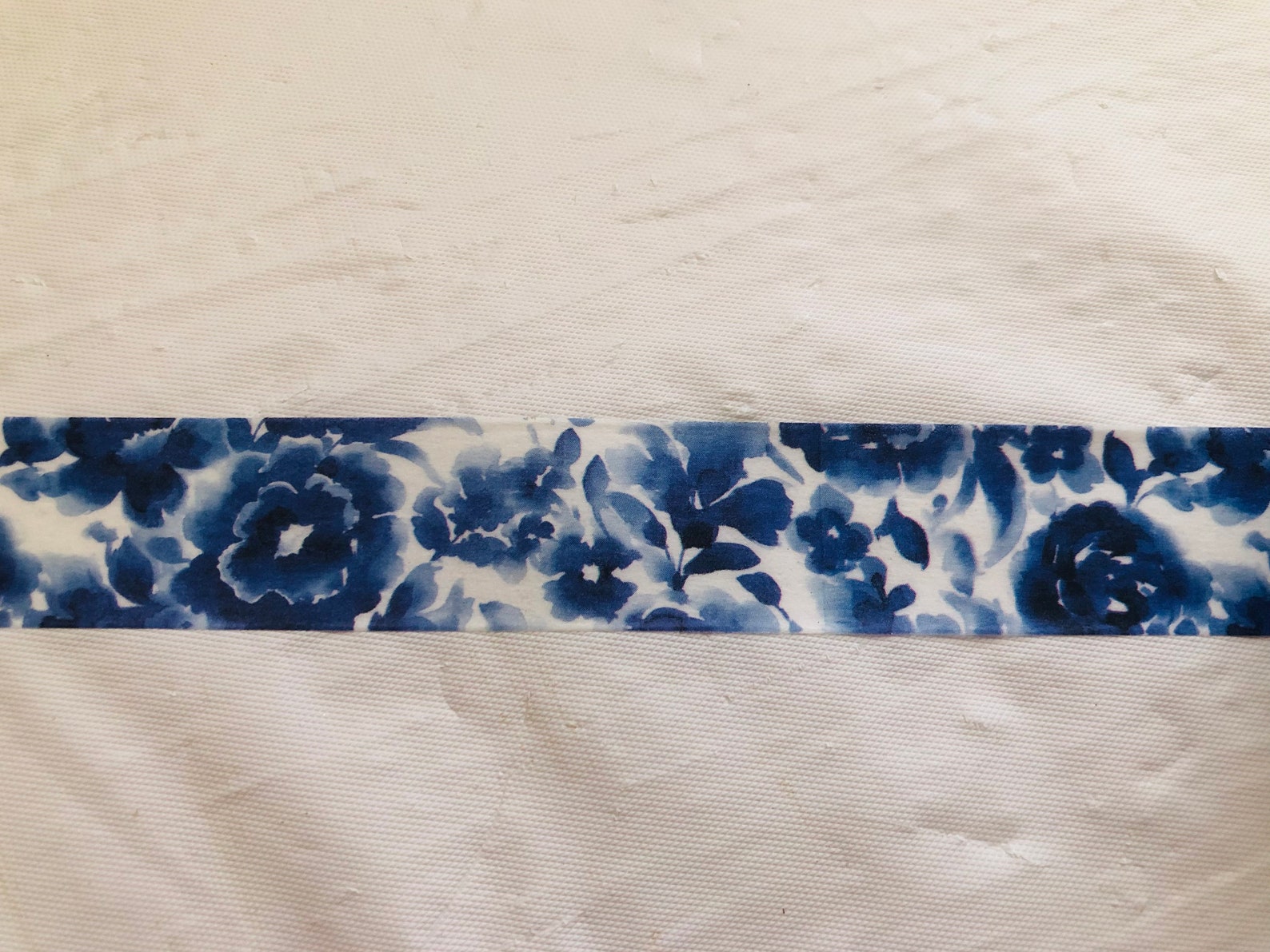 Blue Watercolor Floral Washi Tape | Etsy