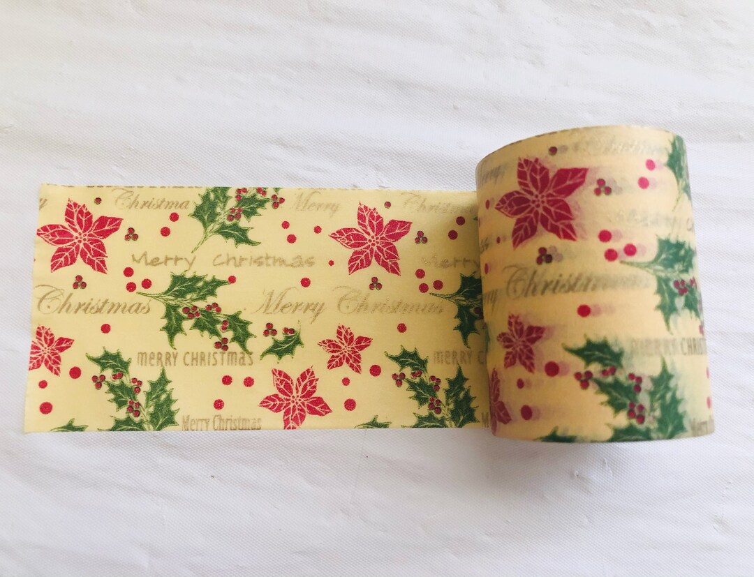 Merry Christmas Washi Tape - Etsy
