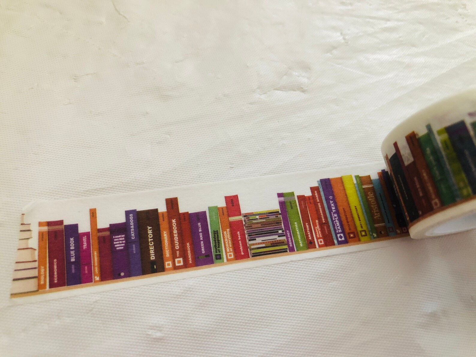 Books on a Shelf Washi Tape | Etsy