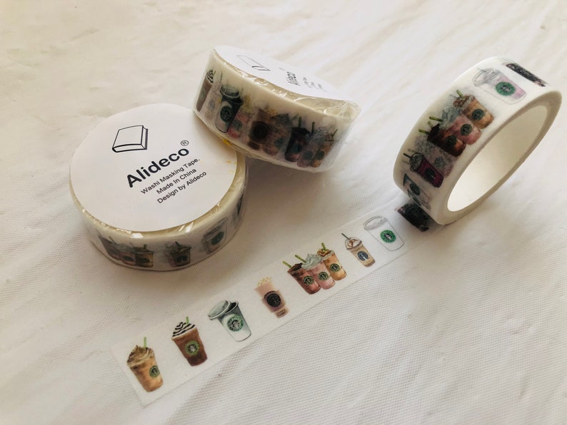 Starbucks Coffee Washi Tape - Etsy
