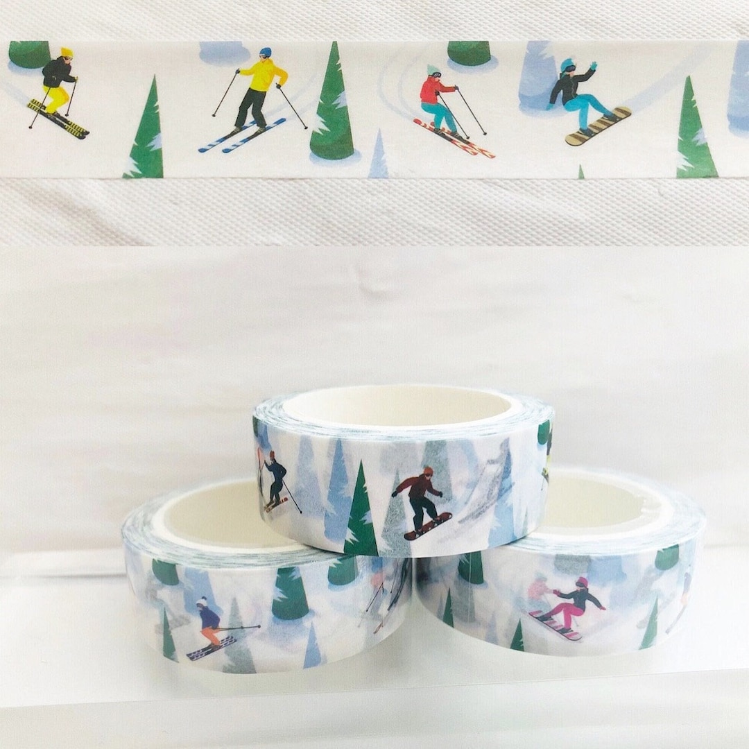 Skiing and Snow Boarding Washi Tape - Etsy
