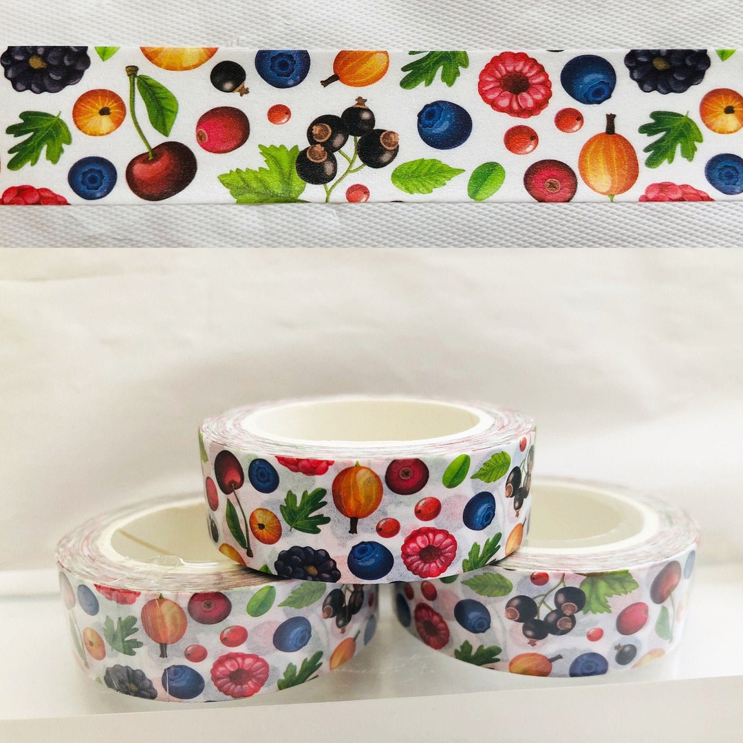 Summer Fruit Washi Tape - Etsy