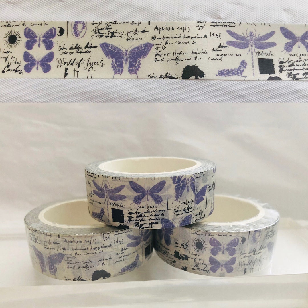 Periwinkle Butterfly Journaling Washi Tape - Etsy