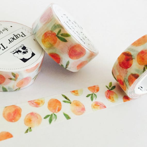 Peaches Washi Tape | Etsy