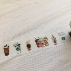 Starbucks Coffee Washi Tape - Etsy