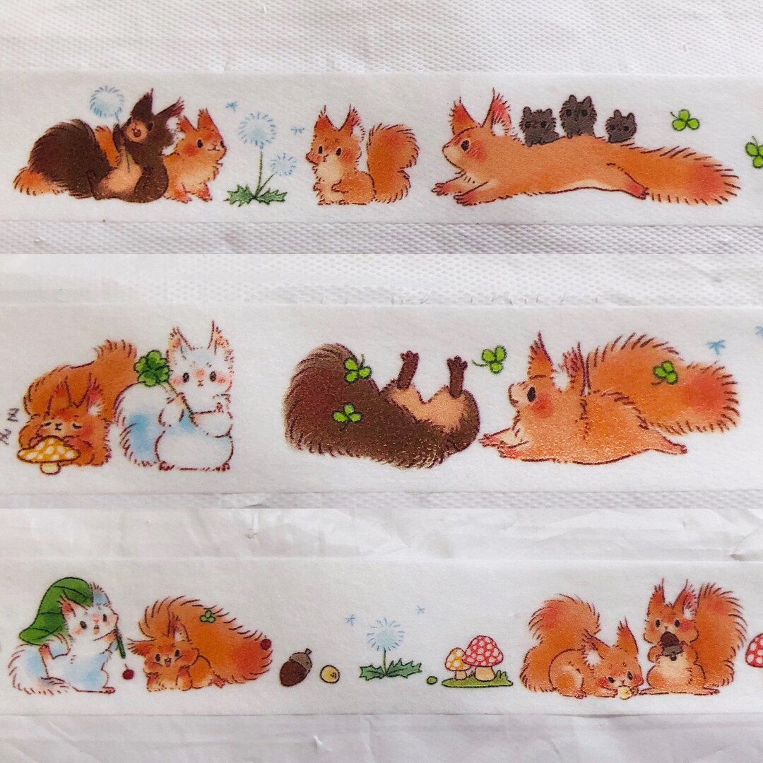 Squirrel Washi Tape - Etsy