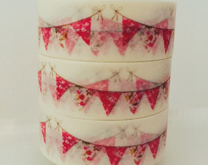 Pink Banner Washi Tape - Etsy