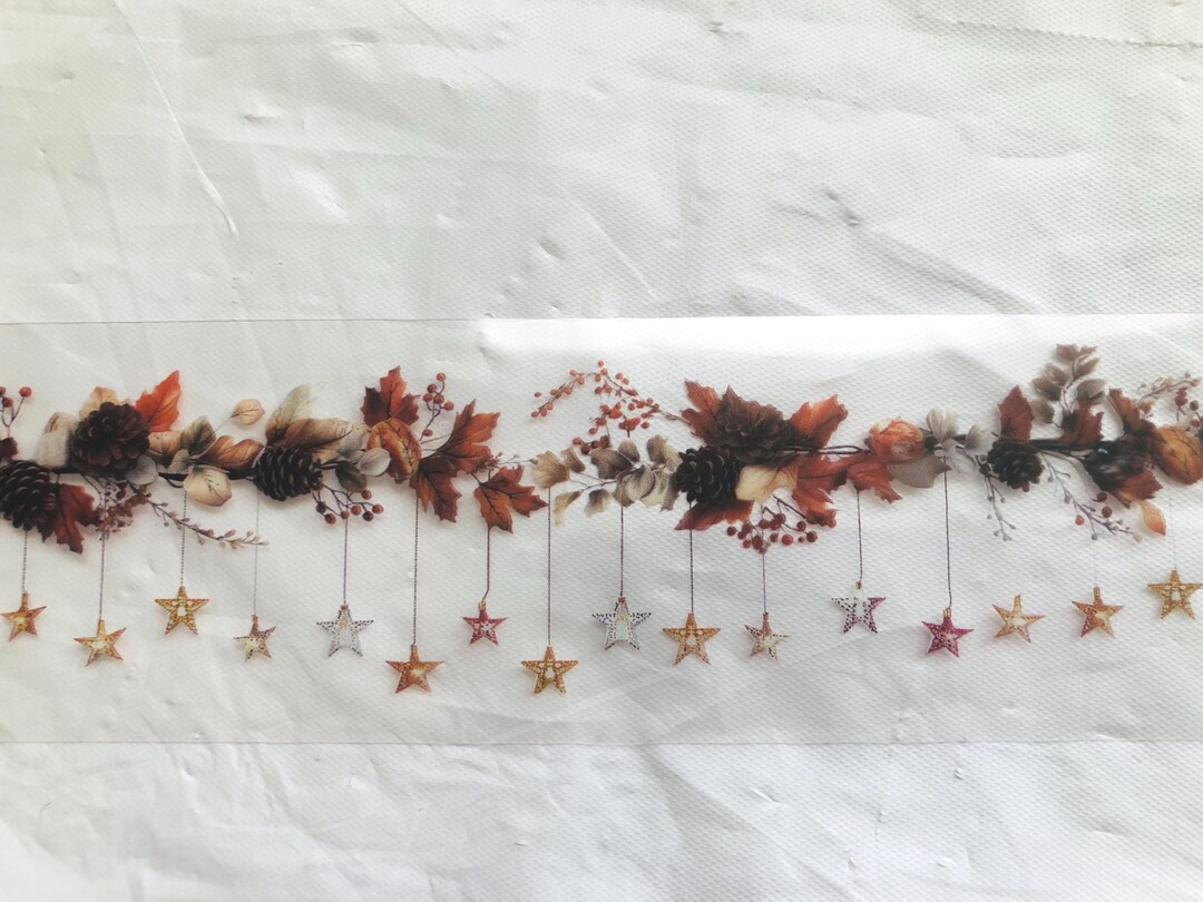 Autumn Star Banner Clear Washi Tape - Etsy