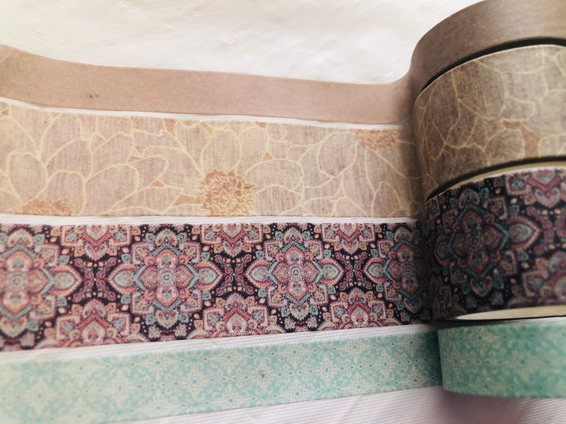 Moroccan Journaling Washi Tape 12 Pack | Etsy