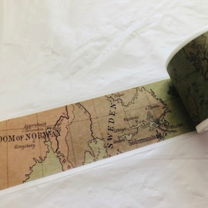 Map Washi Tape | Etsy