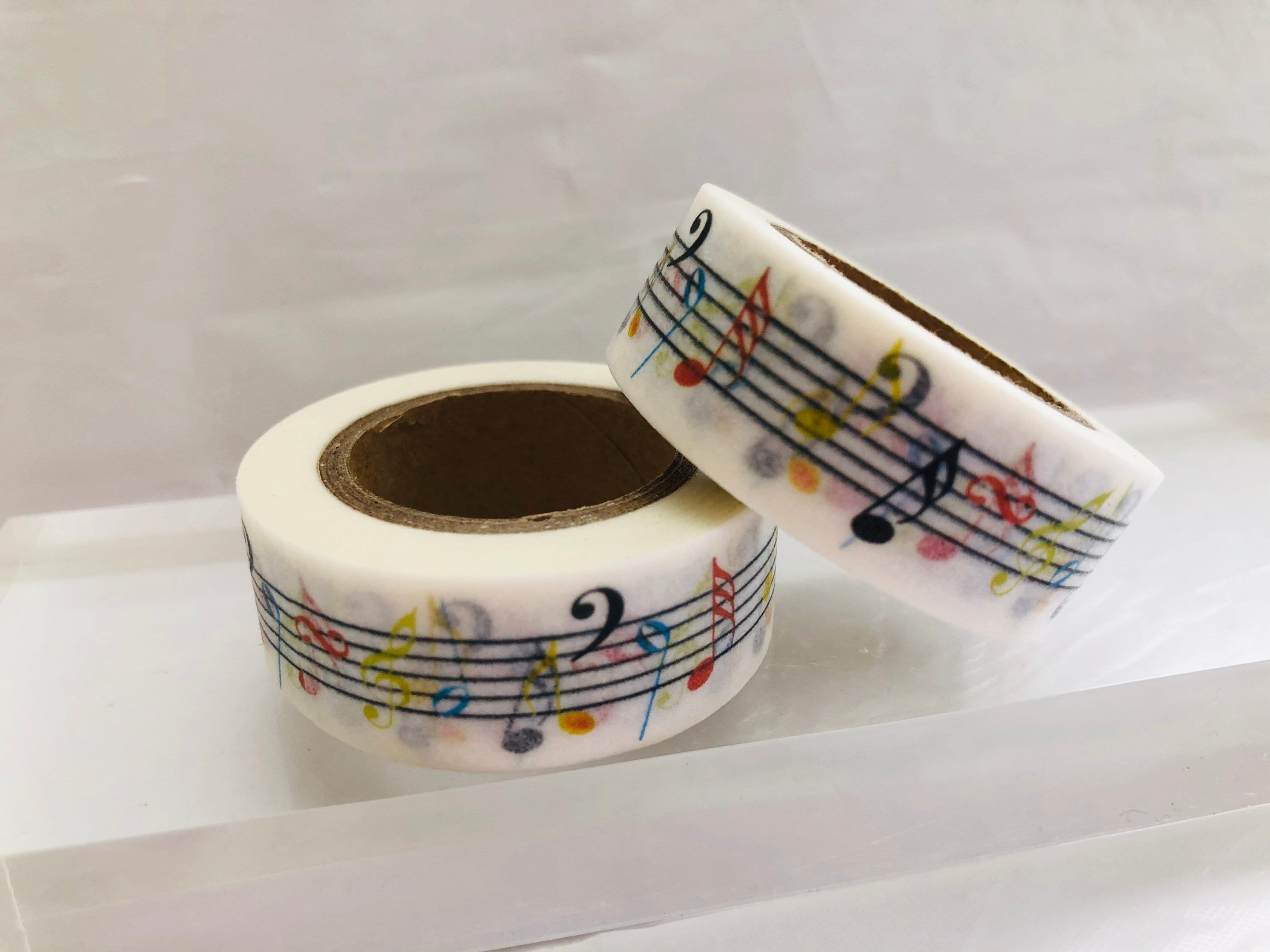 Colorful Music Notes Washi Tape | Etsy