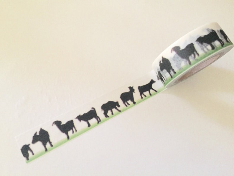 Farm Animals Washi Tape - Etsy