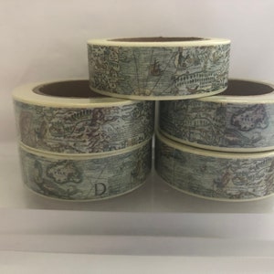 Old World Map Washi Tape - Etsy