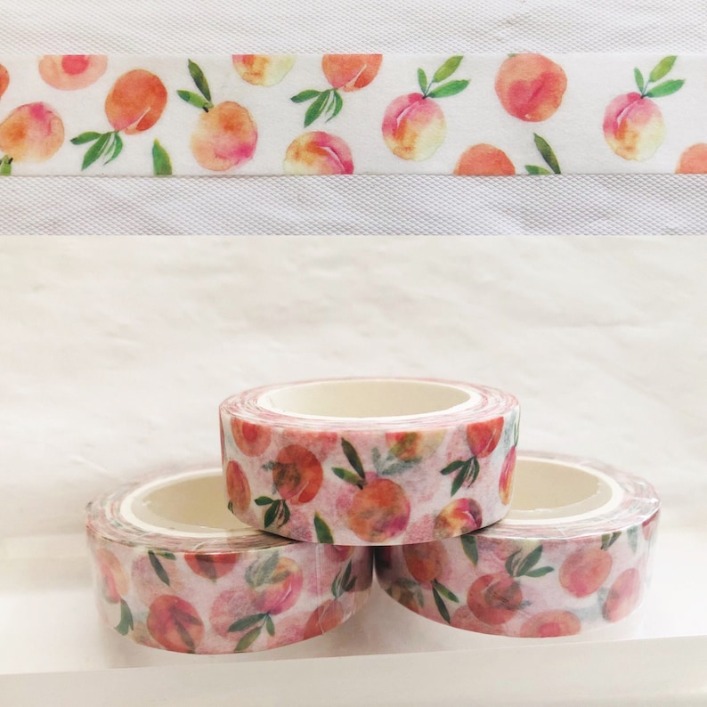 Peaches Washi Tape - Etsy