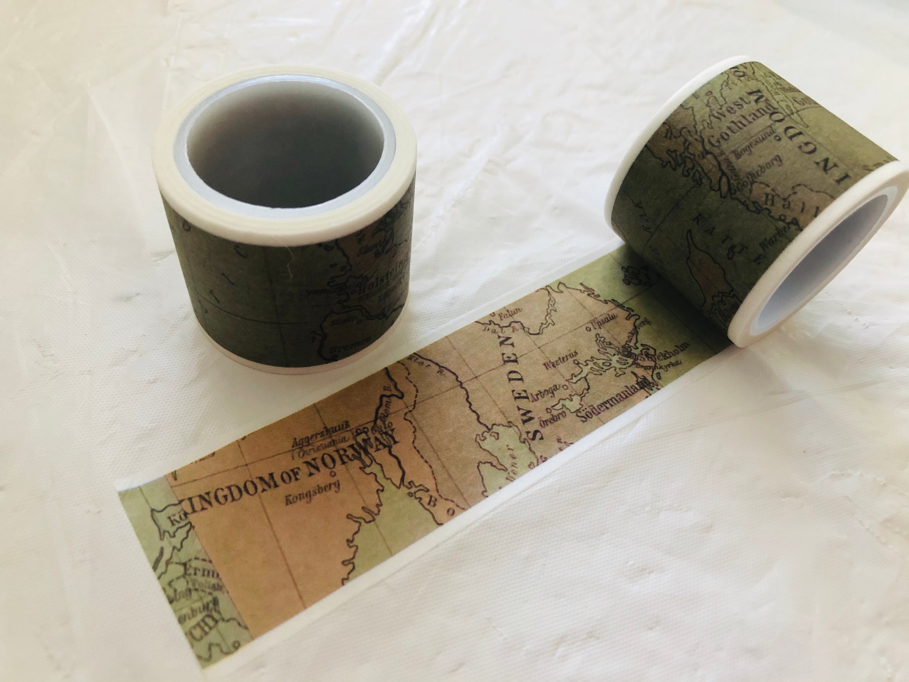 Map Washi Tape | Etsy