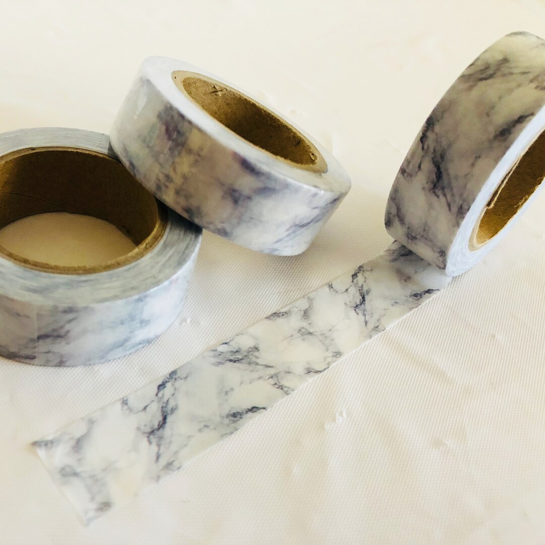 White Marble Washi Tape - Etsy