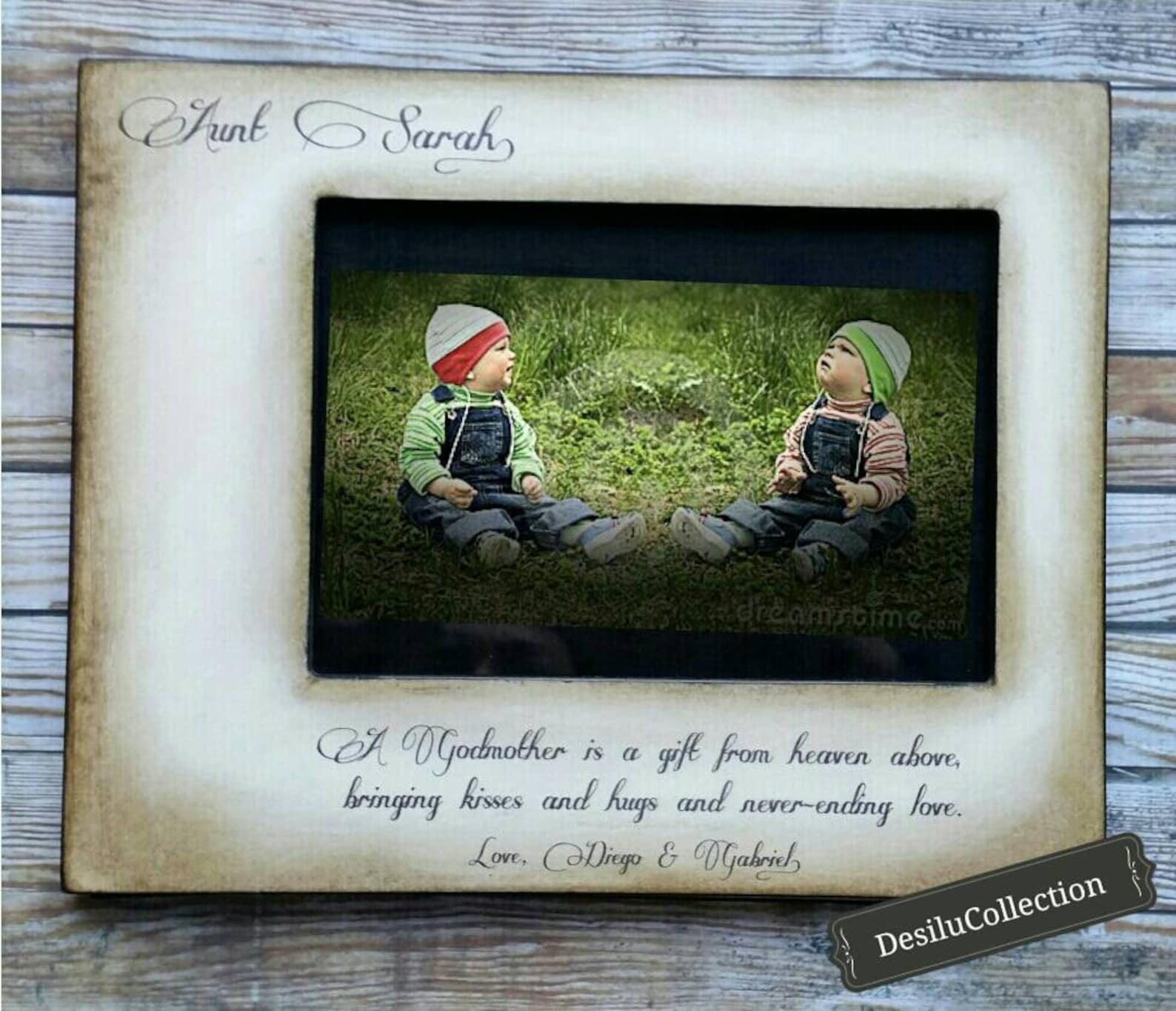 Personalized Godparent Picture Frame, Baptism Gift, 5x7 Keepsake - Etsy