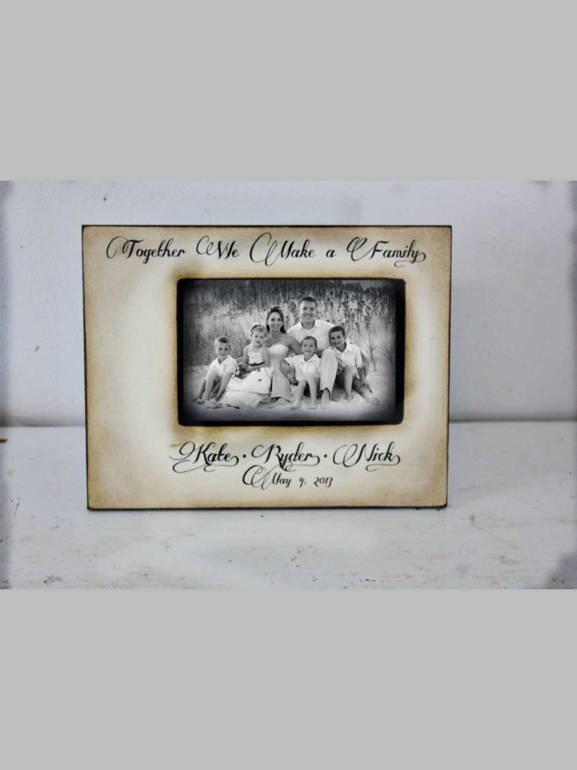 Wedding Frame for New Family Together We Make A Family - Etsy