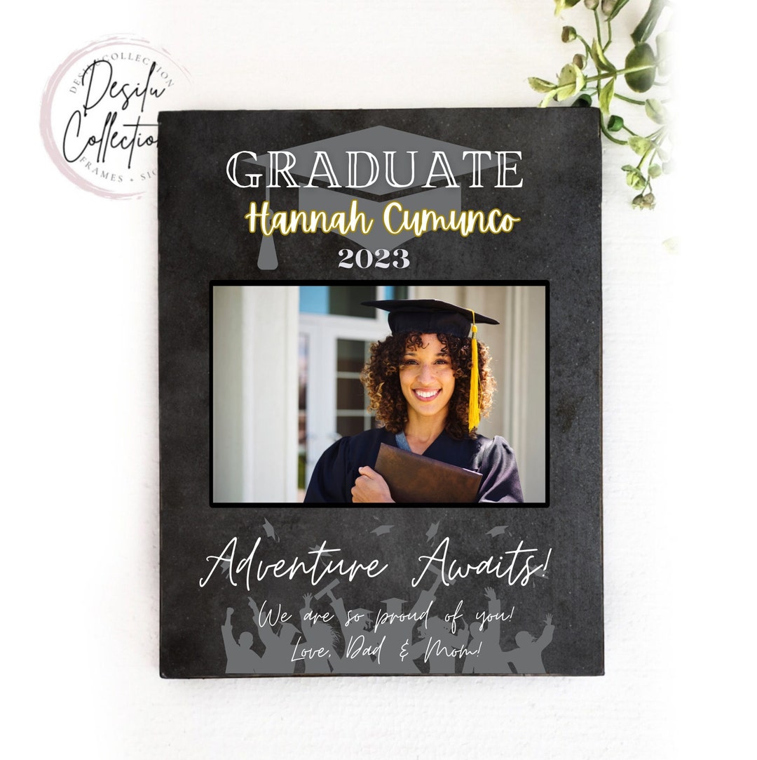 Personalized Graduation Gift Photo Frame, College Grad Gift, High ...