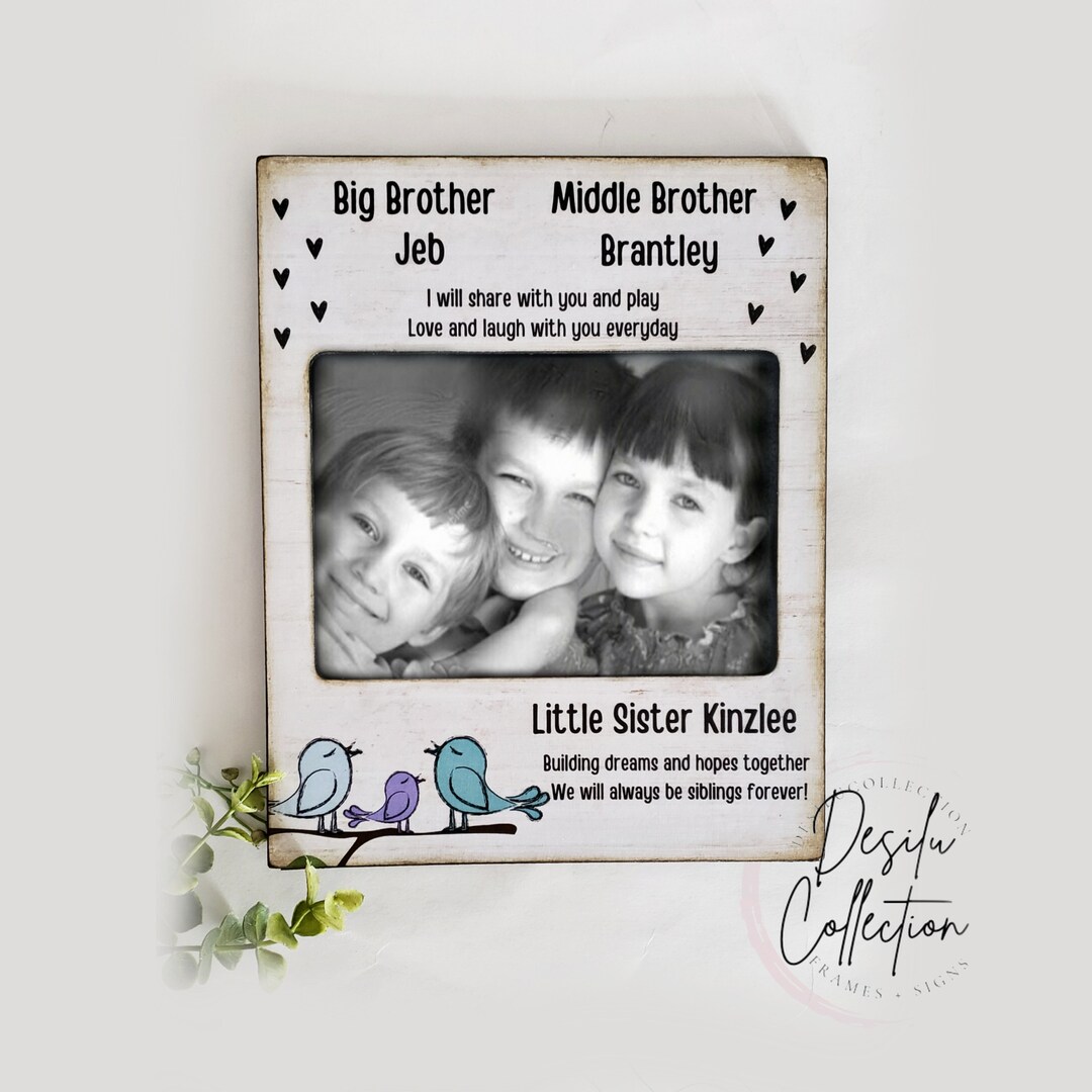 Big Brother, Middle, Little Sister Brother Best Friend New Baby Sibling ...