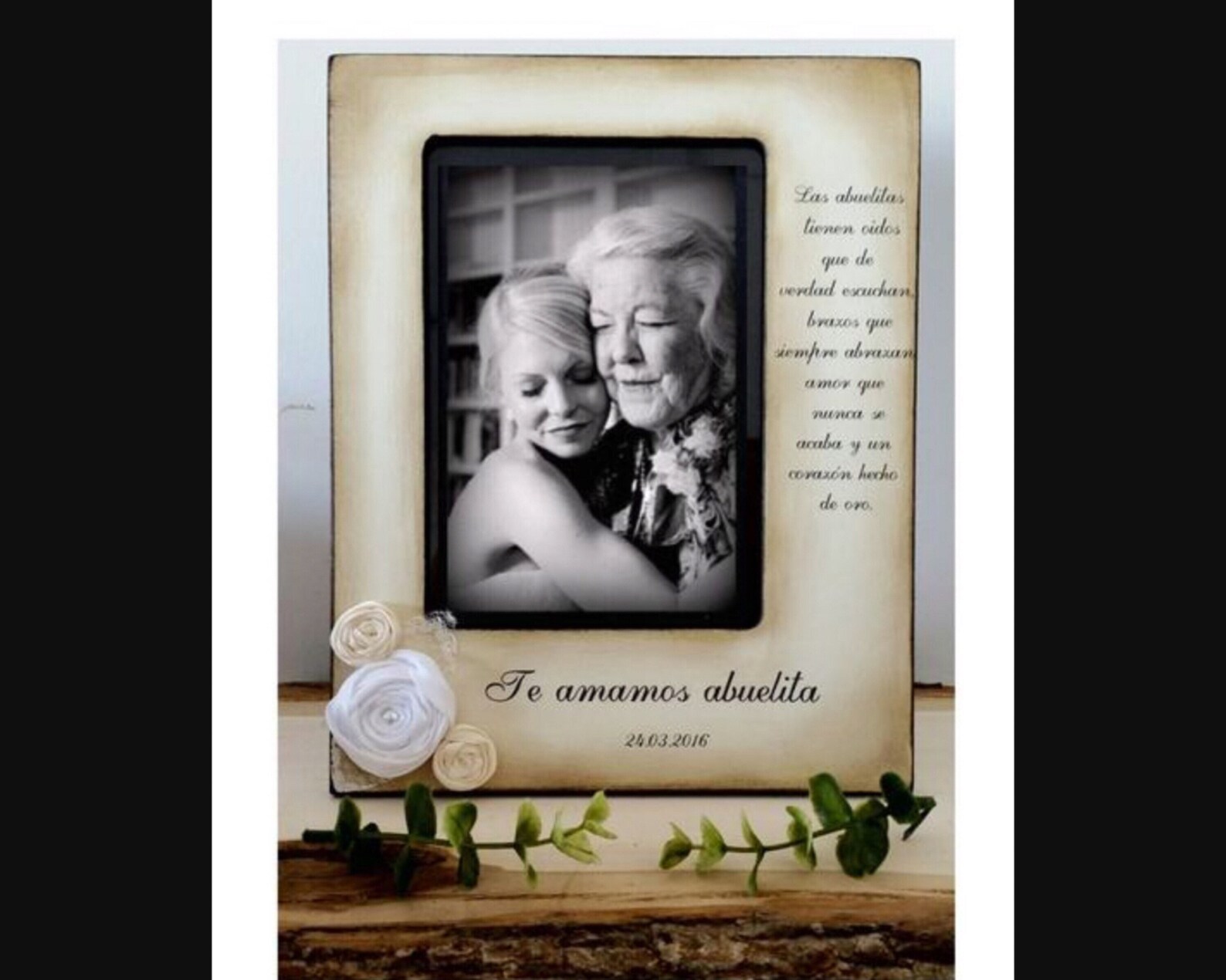 Grandparent Picture Frame Spanish Personalized Language - Etsy