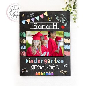 Personalized Kindergarten Graduation Gift Photo Frame, Kinder Grad Gift ...