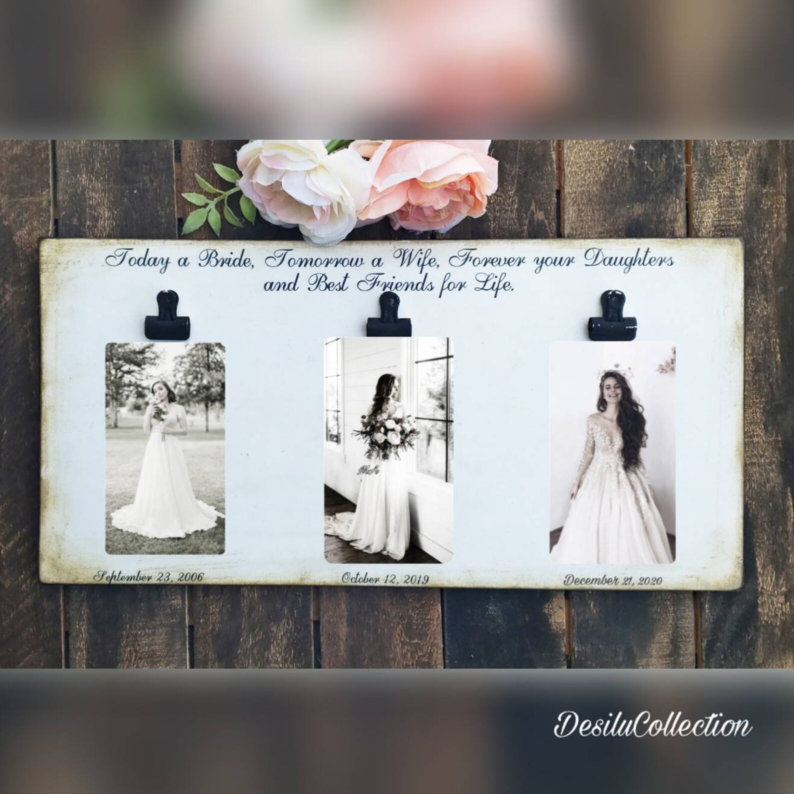 Daughters and Best Friends Parents Frame From Girls Brides - Etsy