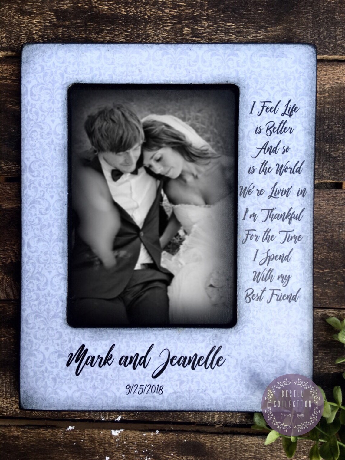 Wedding Picture Frame Gifts for the Couple Personalized - Etsy