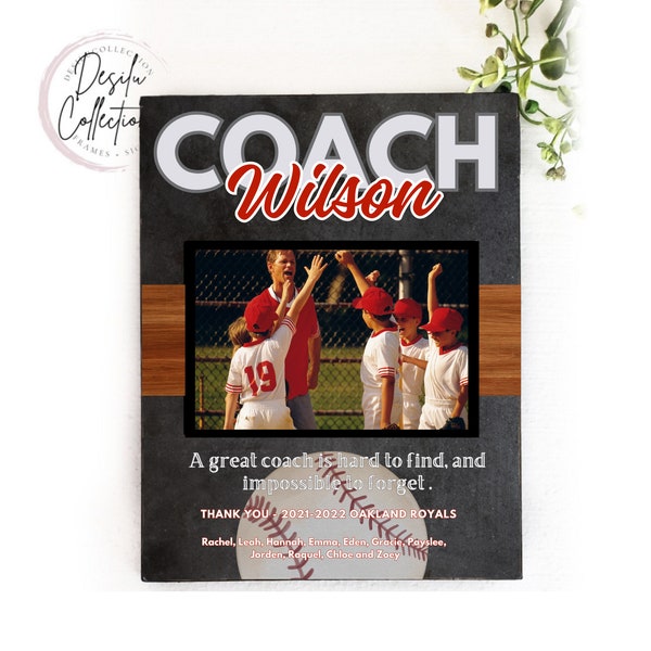 Baseball Coach Frame - Etsy