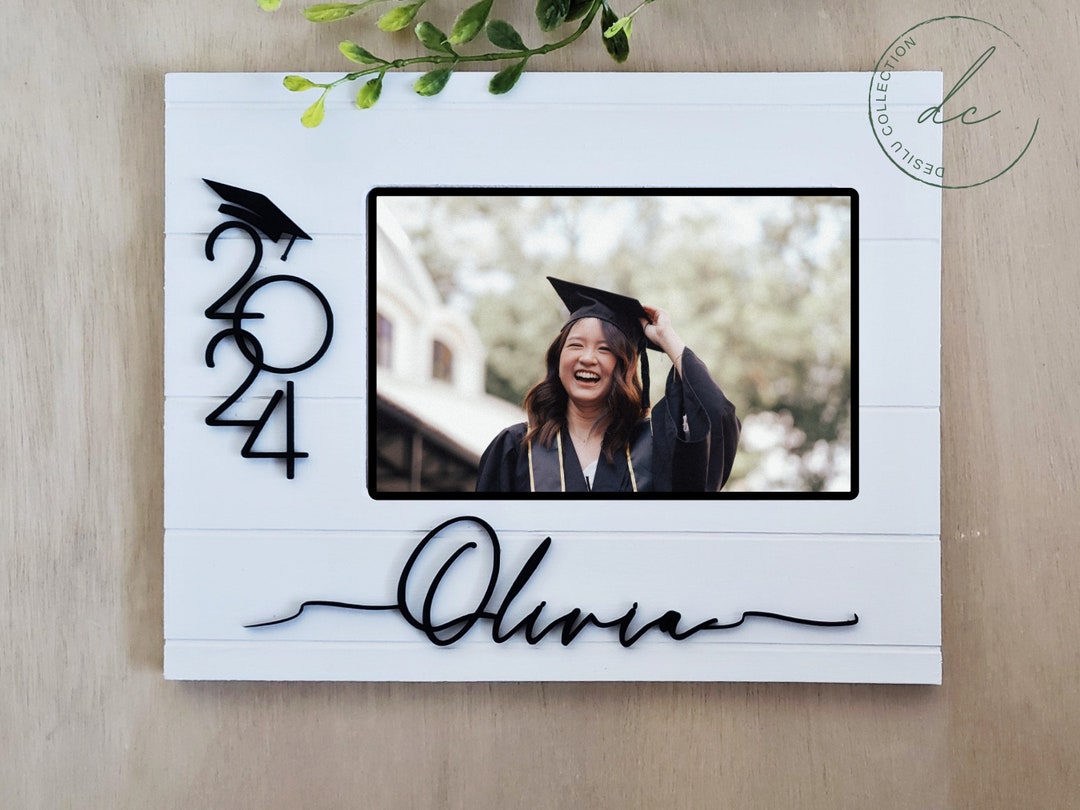 Graduation Picture Frame 2024 Personalized Graduation Gift for Her ...
