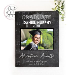 Personalized Graduation Music Gift Photo Frame, College Grad Gift, High ...