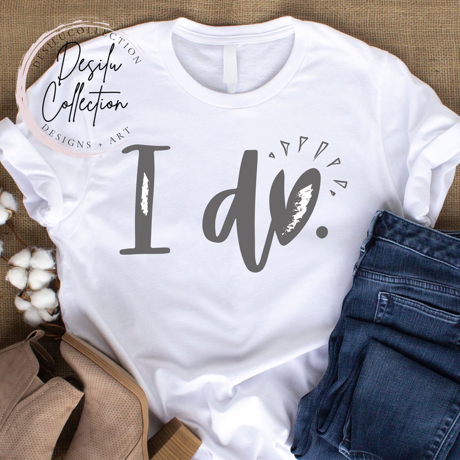 I Do Svg Bride Shirt Svg DXF Png Newlywed Svg Mrs. Wife | Etsy