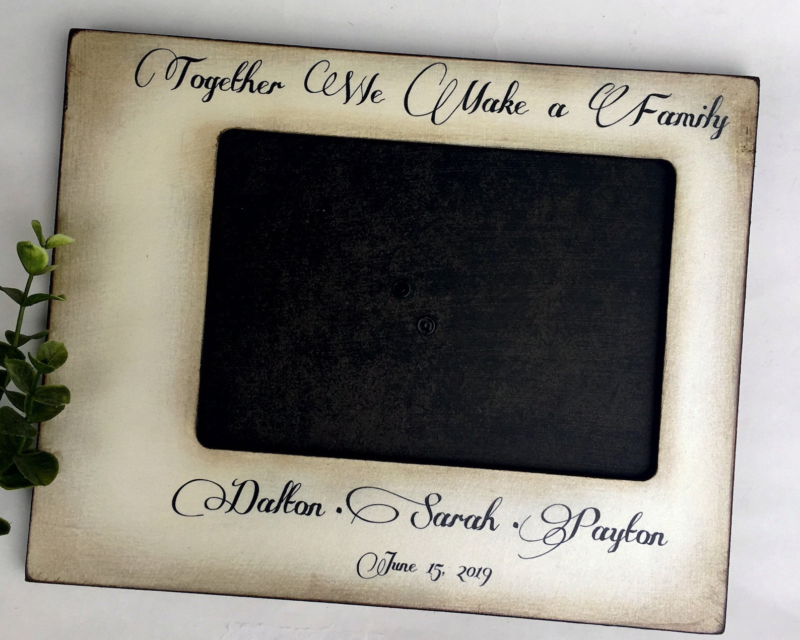 Blended Family Picture Frame, Together We Make a Family, New Family ...