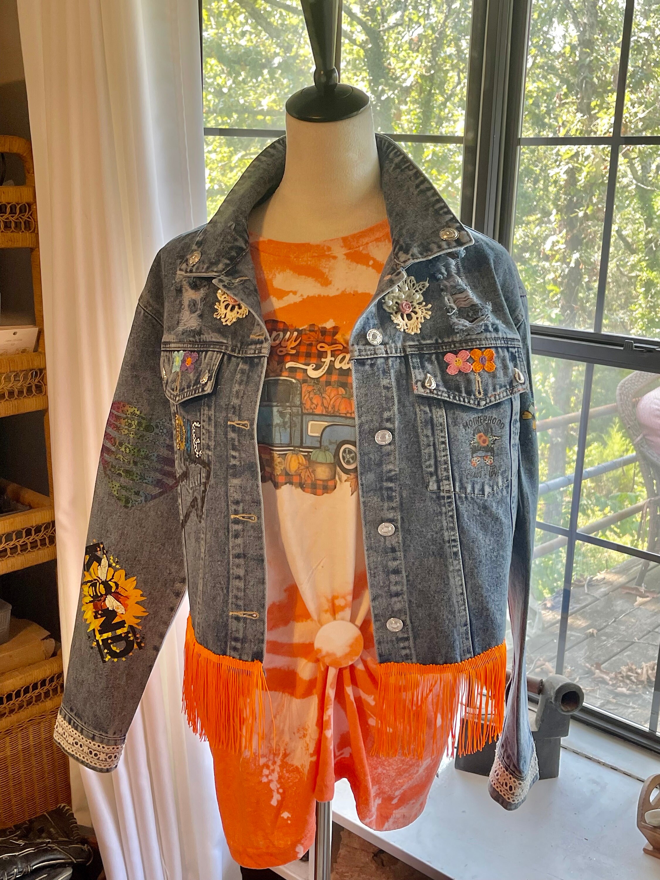 Denim Fall Jacket - Etsy