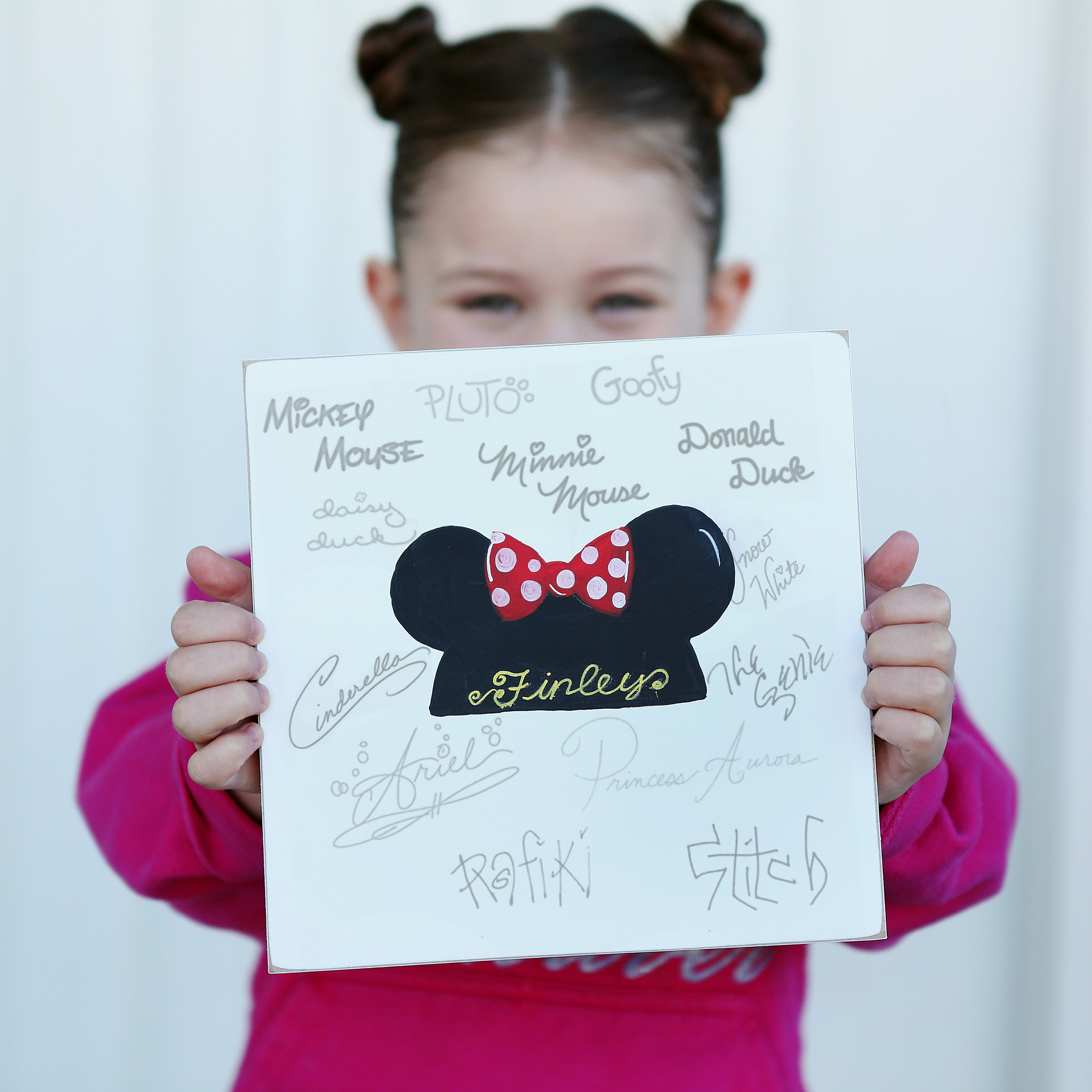 Autograph Board Disney Character Autograph Board Minnie | Etsy