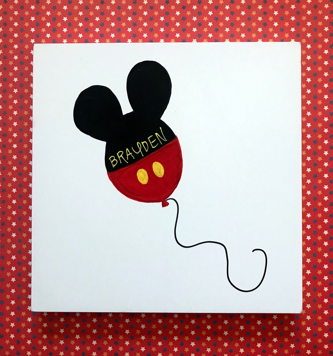 Autograph Board, Disney Character Autograph Board, Mickey Mouse Ears ...