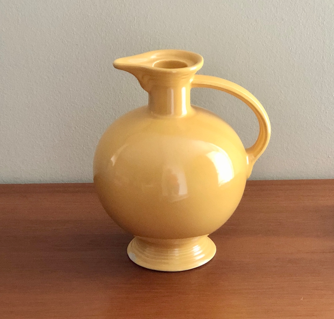 Rare 40's Fiesta Ware Original Yellow Glaze - Carafe/jug - 1936-1946 ...