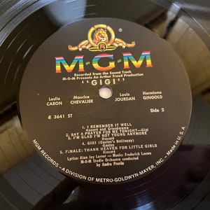 Gigi - Original Cast Soundtrack - Leslie Caron - Maurice Chevalier ...