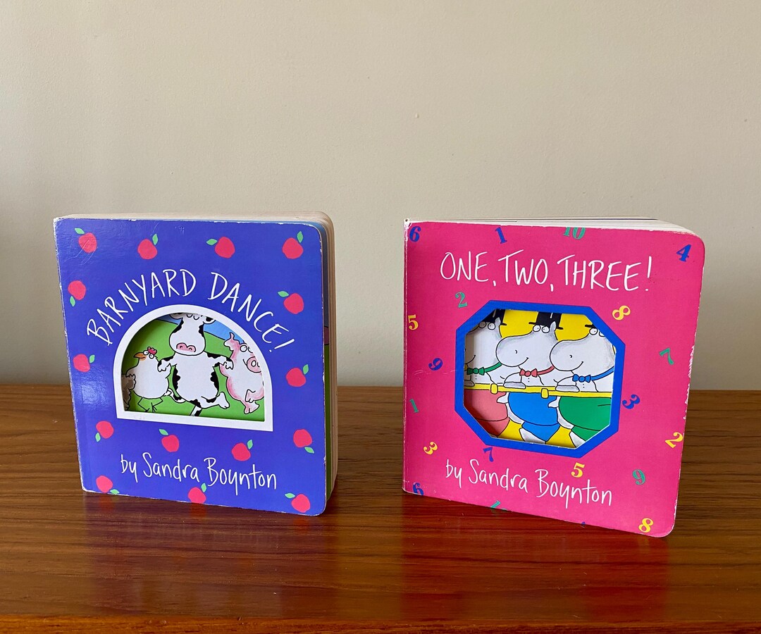 Sandra Boynton Board Books: Barnyard Dance & One, Two, Three - Etsy