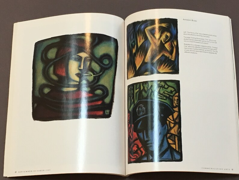 Communication Arts Magazine October 1989 Photo Portraits | Etsy