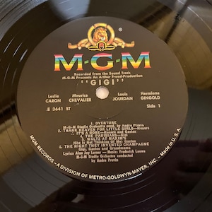 Gigi - Original Cast Soundtrack - Leslie Caron - Maurice Chevalier ...