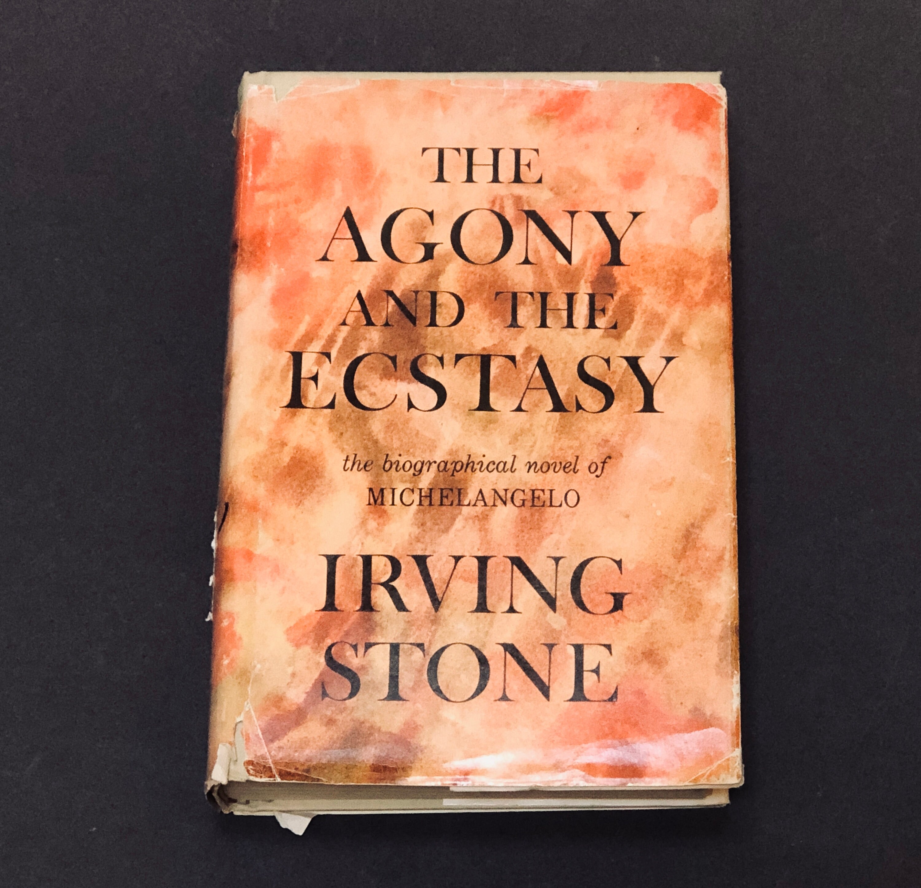 The Agony and the Ecstasy Irving Stone Biographical Novel | Etsy
