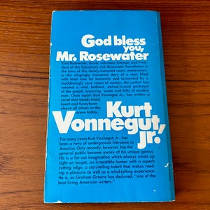 Kurt Vonnegut, Jr. - God Bless You, Mr. Rosewater - Dell 1979 Paperback ...