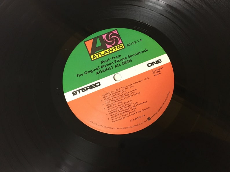 Against All Odds Music From the Original Motion Picture | Etsy