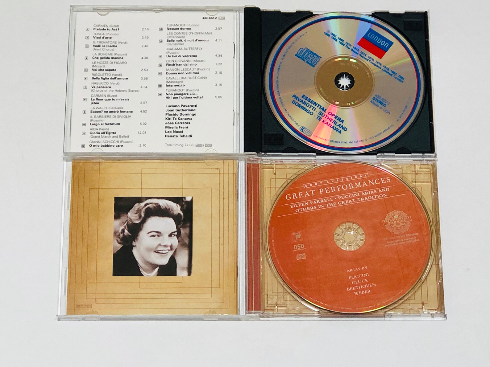 4 Opera CDs Great Love Duets Sutherland/Pavorotti | Etsy