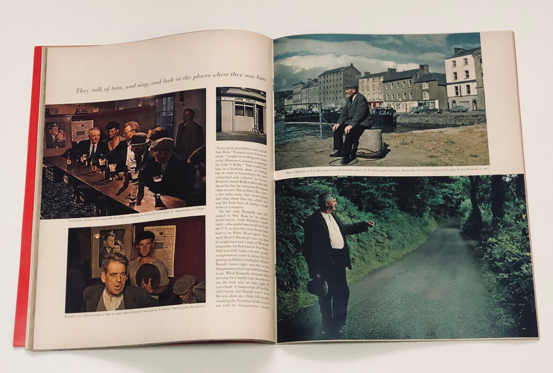 JFK Memorial Book Permanent Keepsake by Editors of LOOK - Etsy