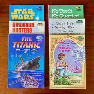 Step Into Reading Grades 2-3 aladdin the Titanic dinosaur Hunters star ...