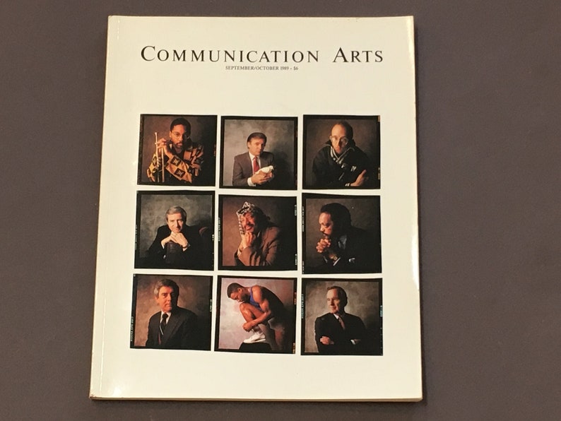 Communication Arts Magazine October 1989 Photo Portraits | Etsy